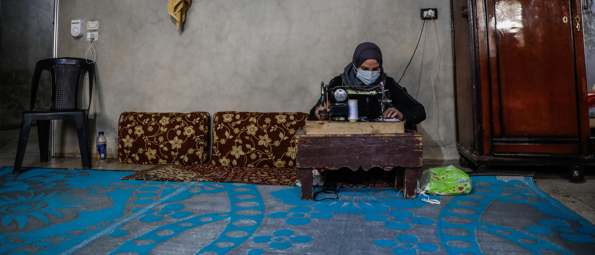 These Syrian women are making masks to make a living | International ...