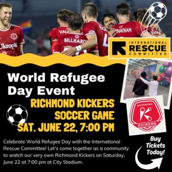 World Refugee Day with the Richmond Kickers | The IRC