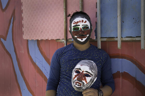 The masks of Syrian refugee children | The IRC