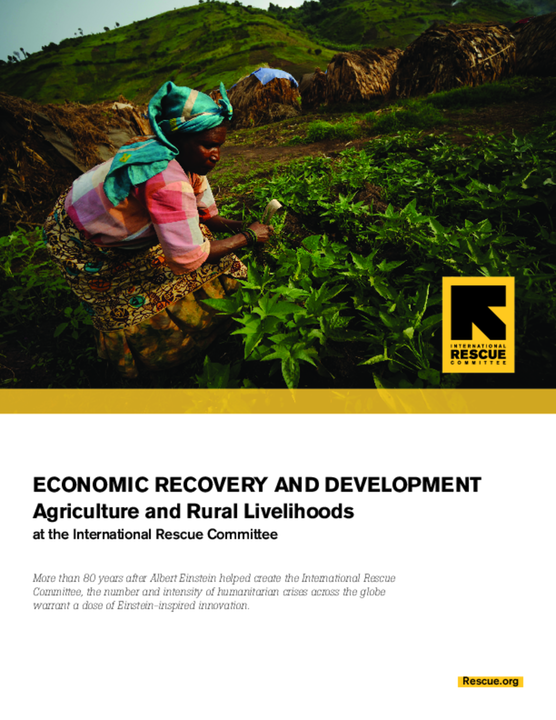 Economic recovery and development at the International Rescue Committee ...