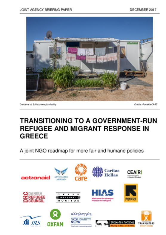Transitioning to a government-run refugee and migrant response in ...