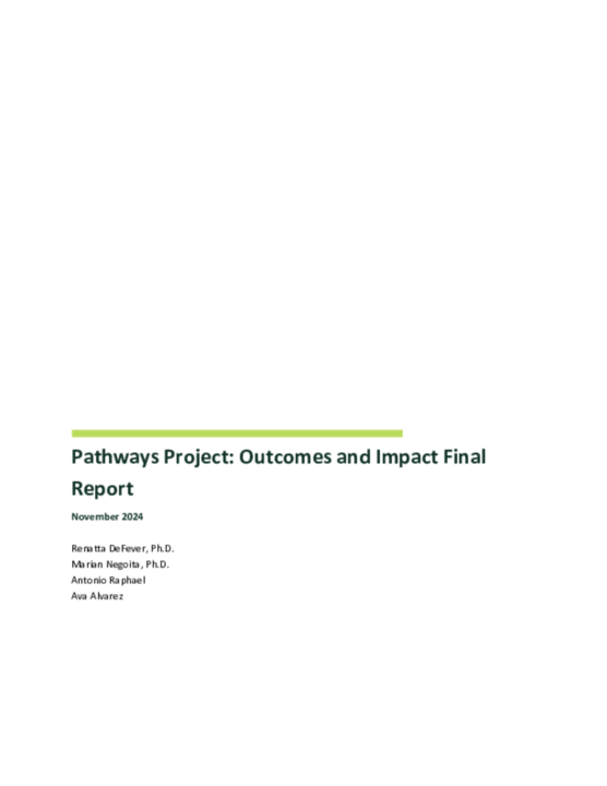 IRC Pathways Project - Final Report | The IRC
