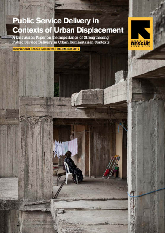 Public service delivery in contexts of urban displacement | The IRC