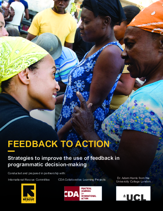 Feedback to Action: Strategies to improve the use of feedback in ...