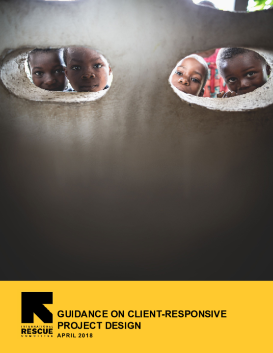 Guidance on client-responsive project design | The IRC