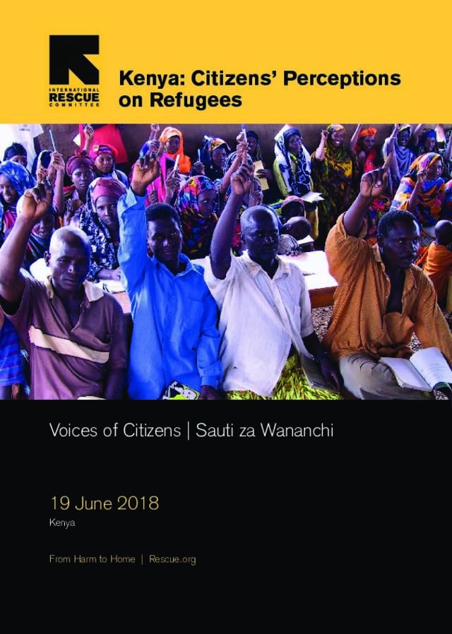 Kenya: citizens’ perceptions on refugees | International Rescue ...