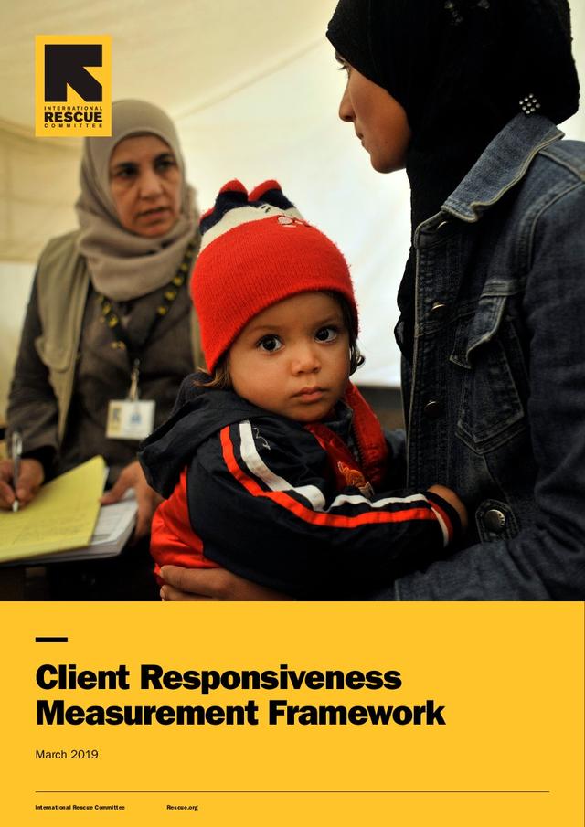 Client Responsiveness Measurement Framework | International Rescue ...