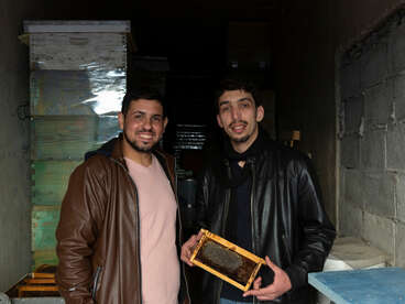 Catching up with the most passionate beekeeper in Jordan | The IRC