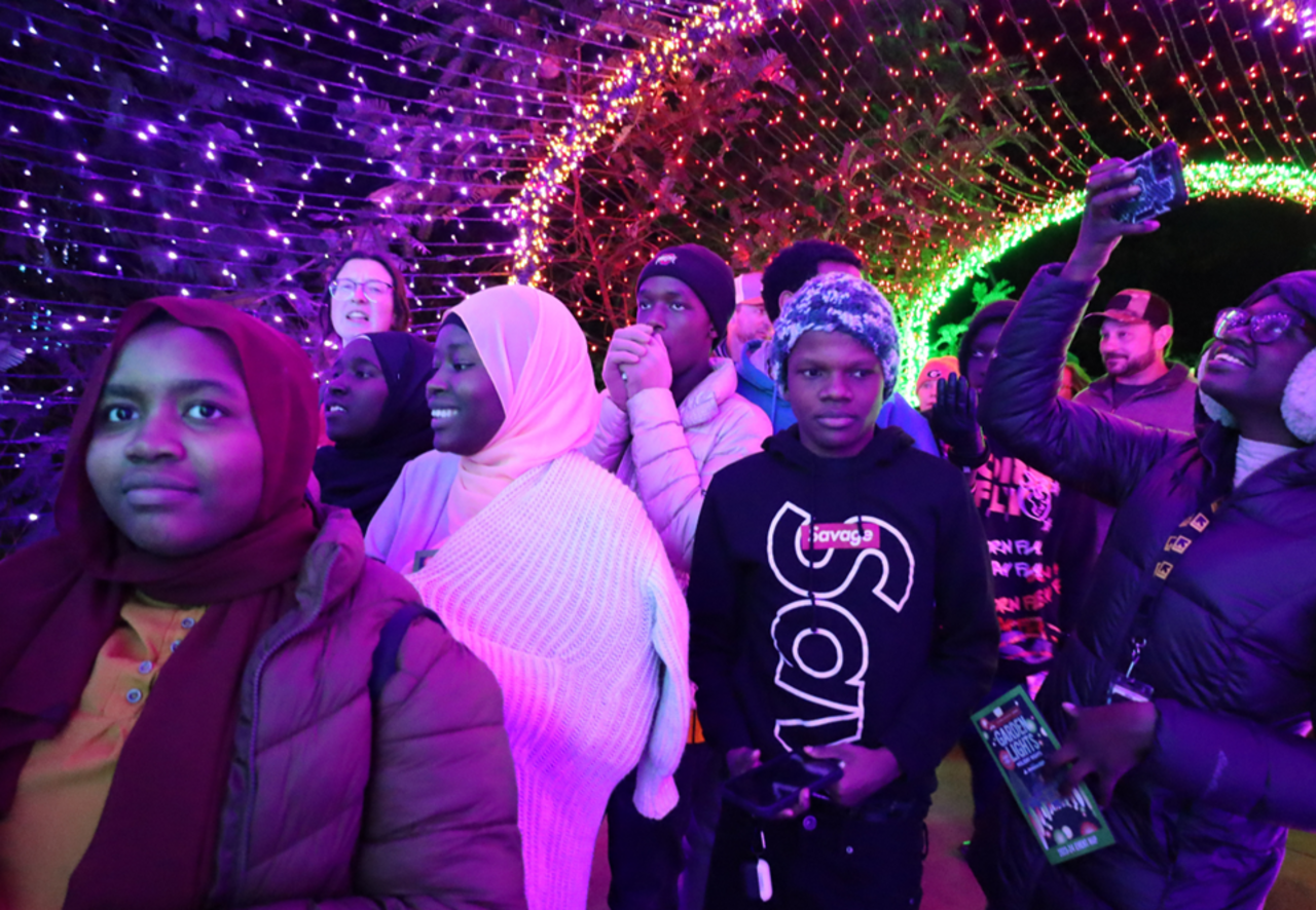 Garden Lights, Holiday Nights: Youth Futures students explore Atlanta ...