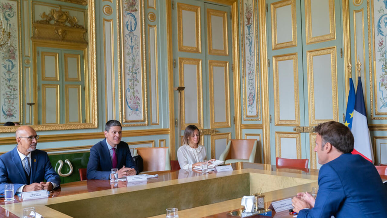 IRC Meeting with President of the Republic of France, Emmanuel Macron ...