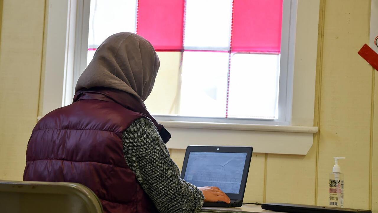 A young Afghan computer programmer builds her new life | The IRC