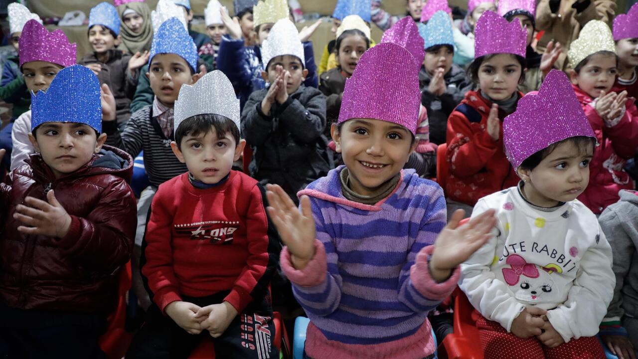 These photos of children in Syria enjoying a party will warm your heart ...