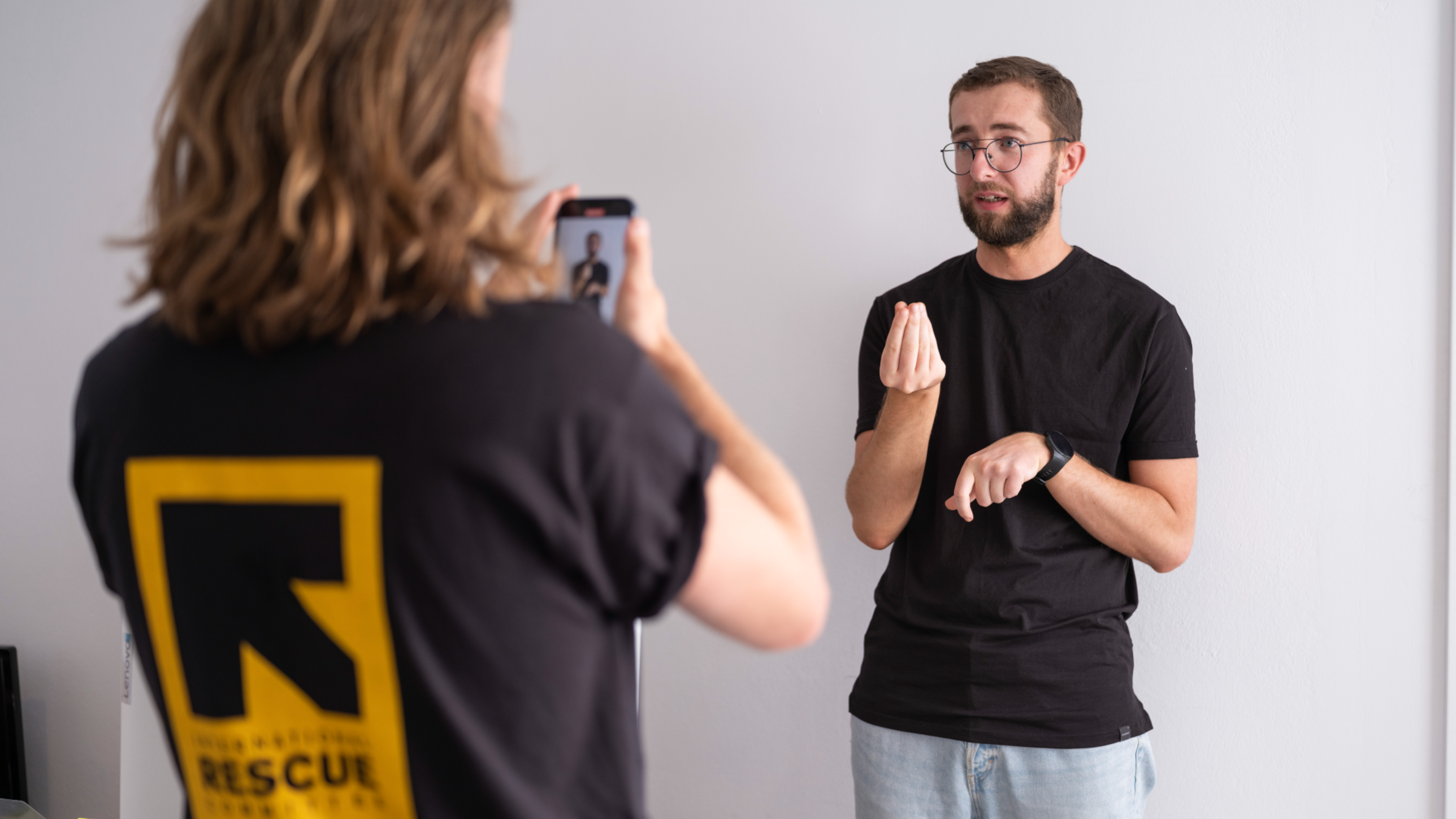 Meet Oleksii and Roman: Interpreters helping Deaf Ukrainian refugees ...