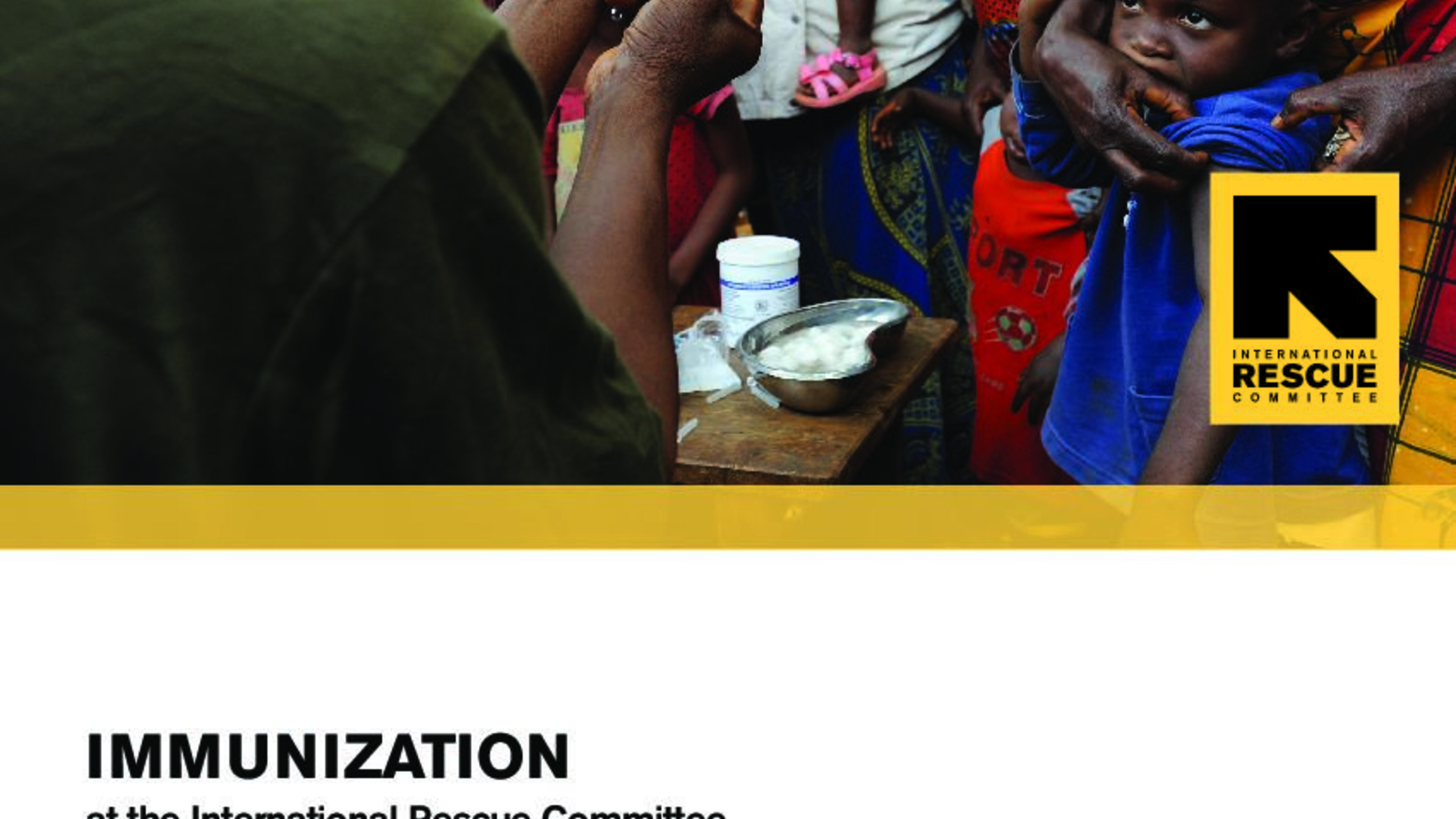 Immunization at the International Rescue Committee | International ...