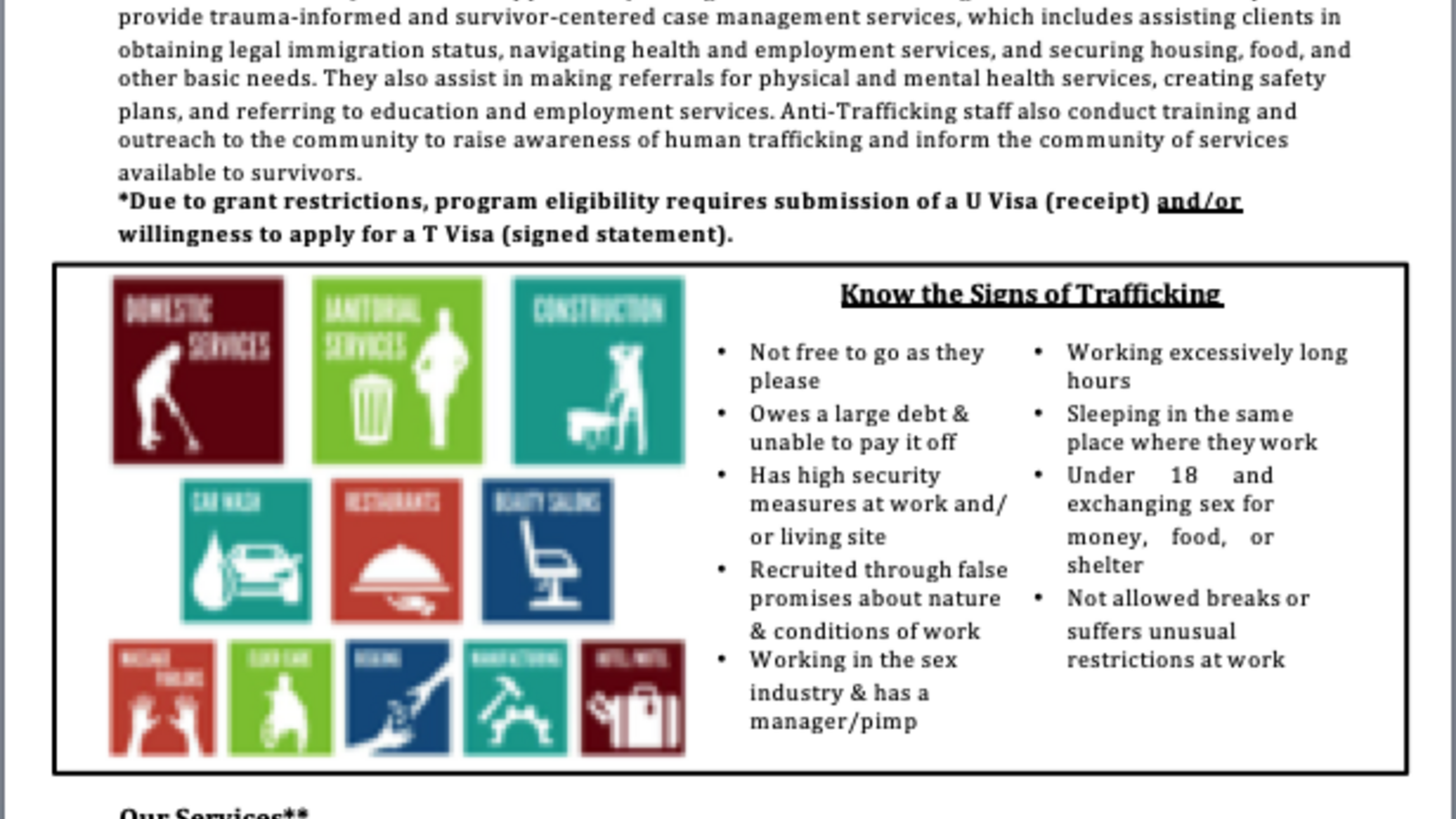 Anti- Trafficking Program Oakland | International Rescue Committee (IRC)